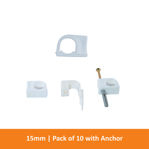 BuddyBat - 15mm White Polyprop - Pack of 10
