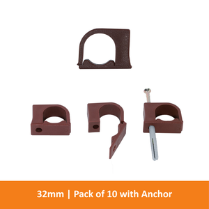 BuddyBat - 32mm Brown Polyprop - Pack of 10