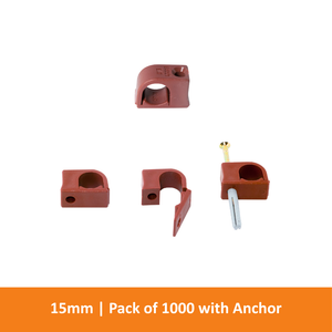 BuddyBat - 15mm Brown Polyprop - Pack of 1000