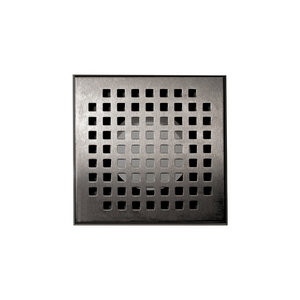 WetFloor Drain - Matt Black 304 200x200mm Square Hole - Grate Only